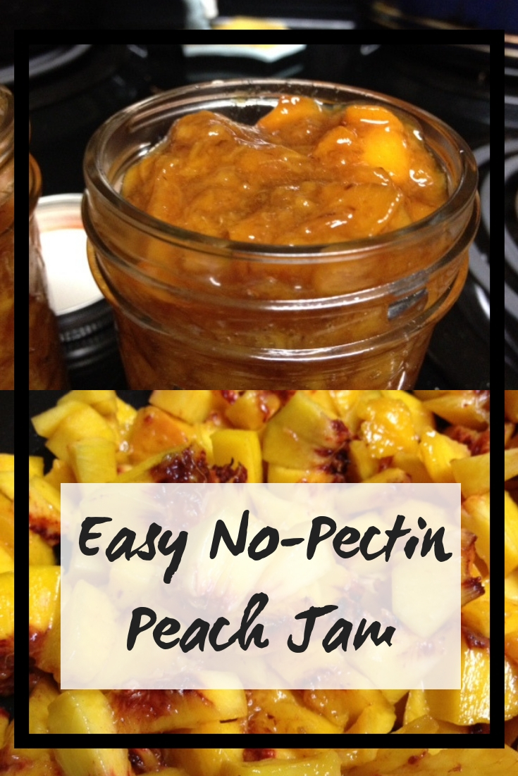 Easy No-Pectin Peach Jam | finding time for cooking
