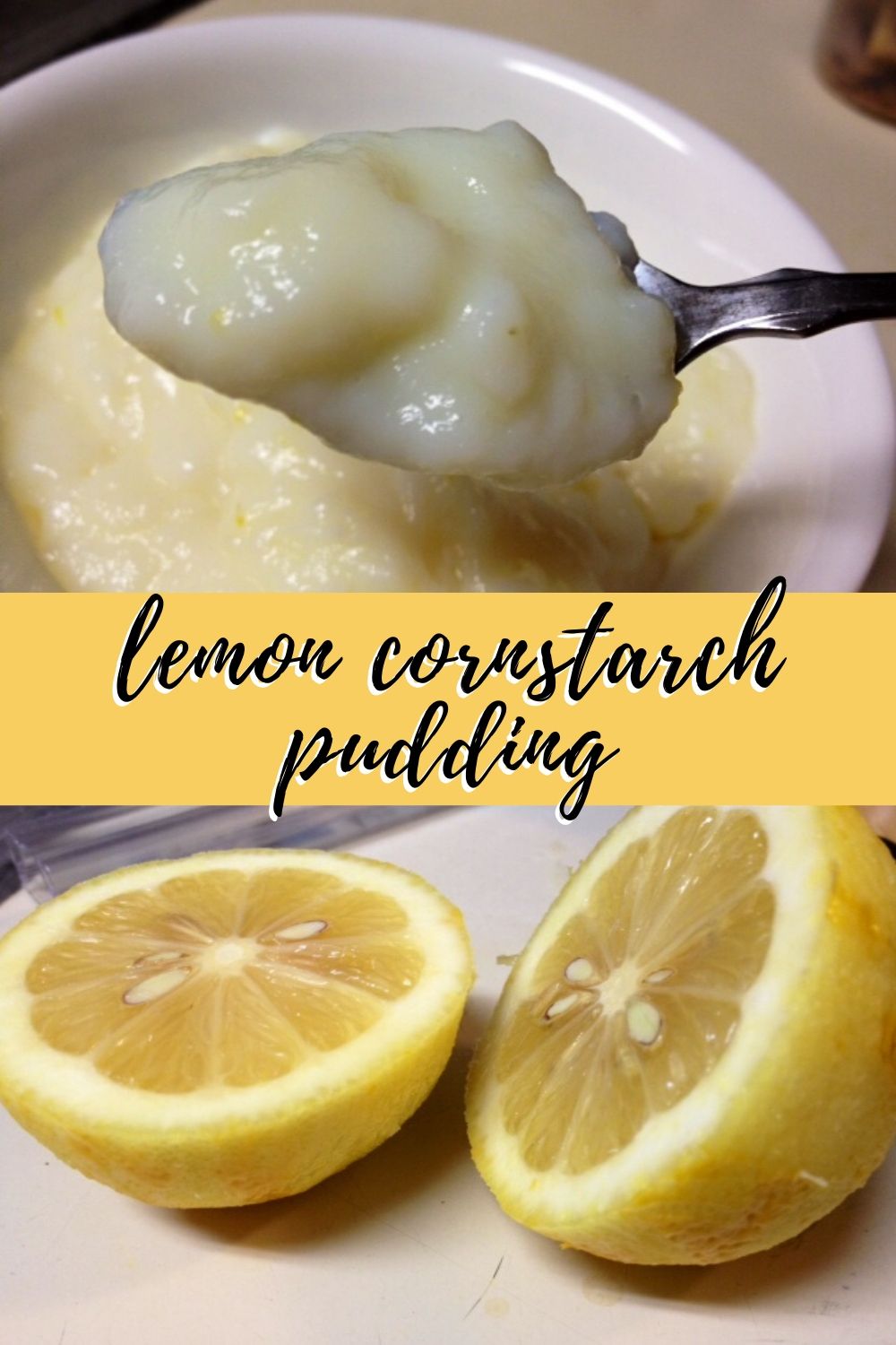 Easy, Healthy Lemon Cornstarch Pudding | finding time for cooking