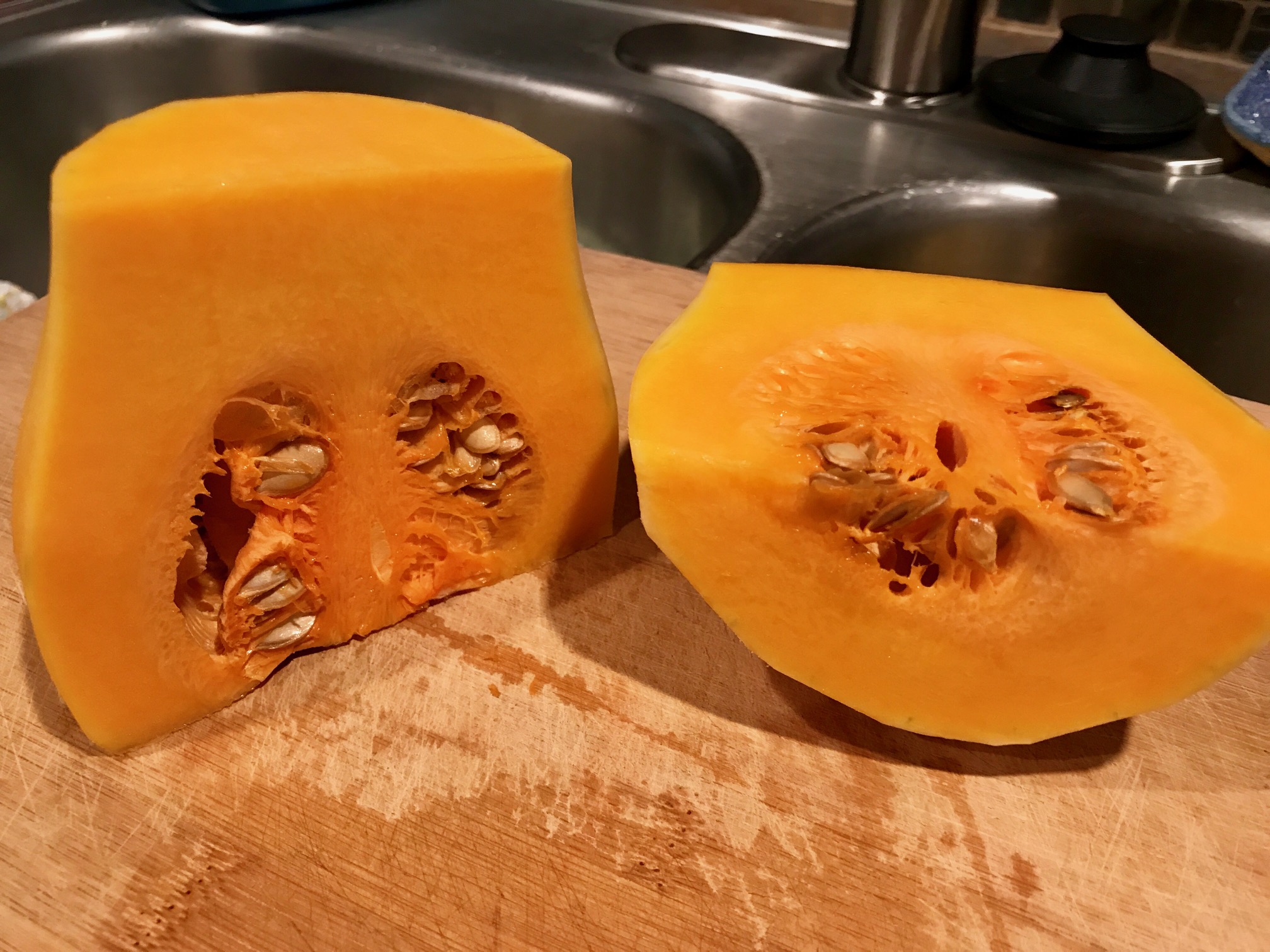 How To Cut Up a Butternut Squash (& Roast It) | finding time for cooking