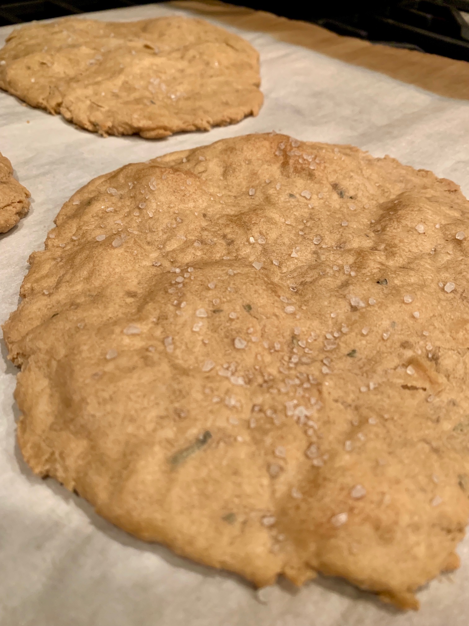 Simple Rosemary Unleavened Bread | finding time for cooking