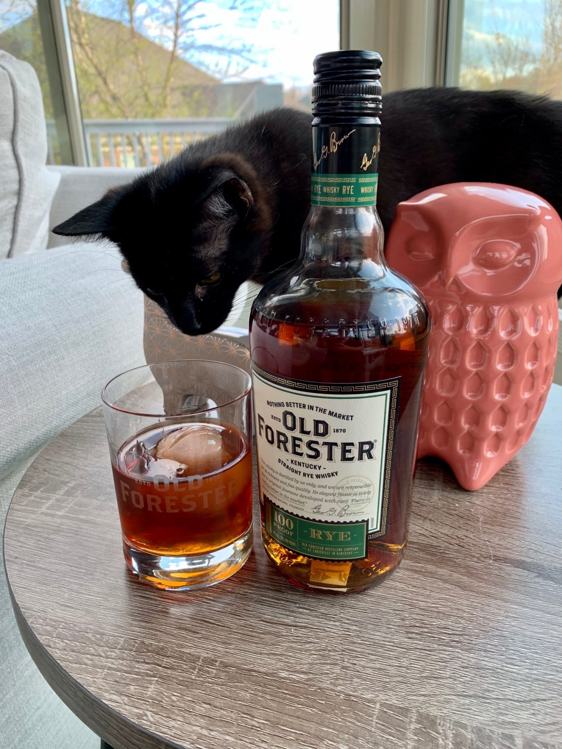 Rye Port Manhattan Cocktail (No Vermouth) | finding time for cooking