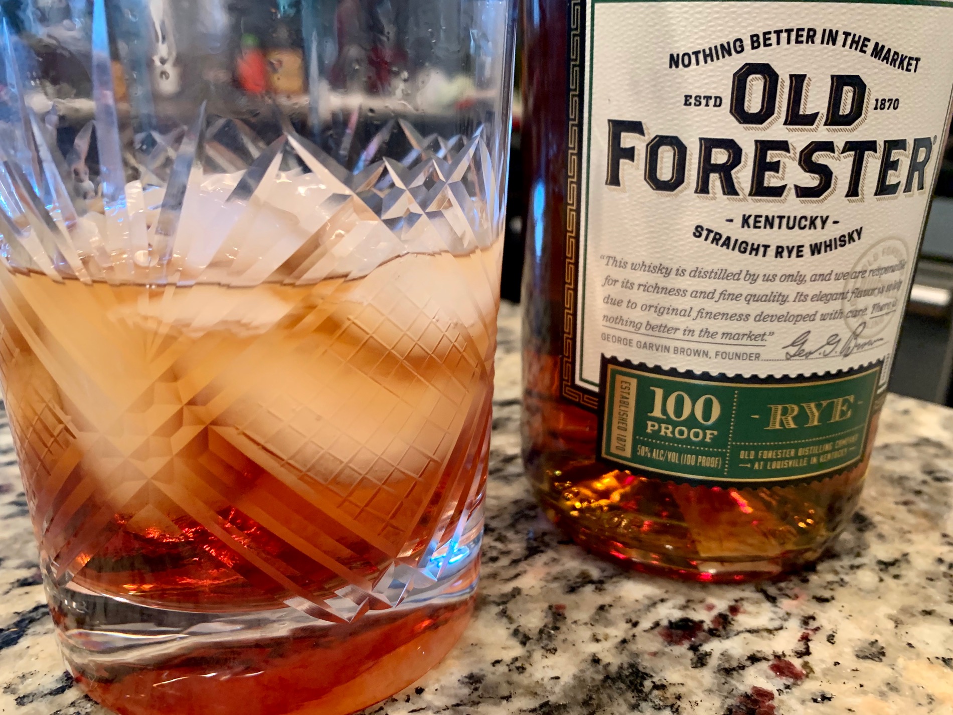 Rye Port Manhattan Cocktail (No Vermouth) | finding time for cooking