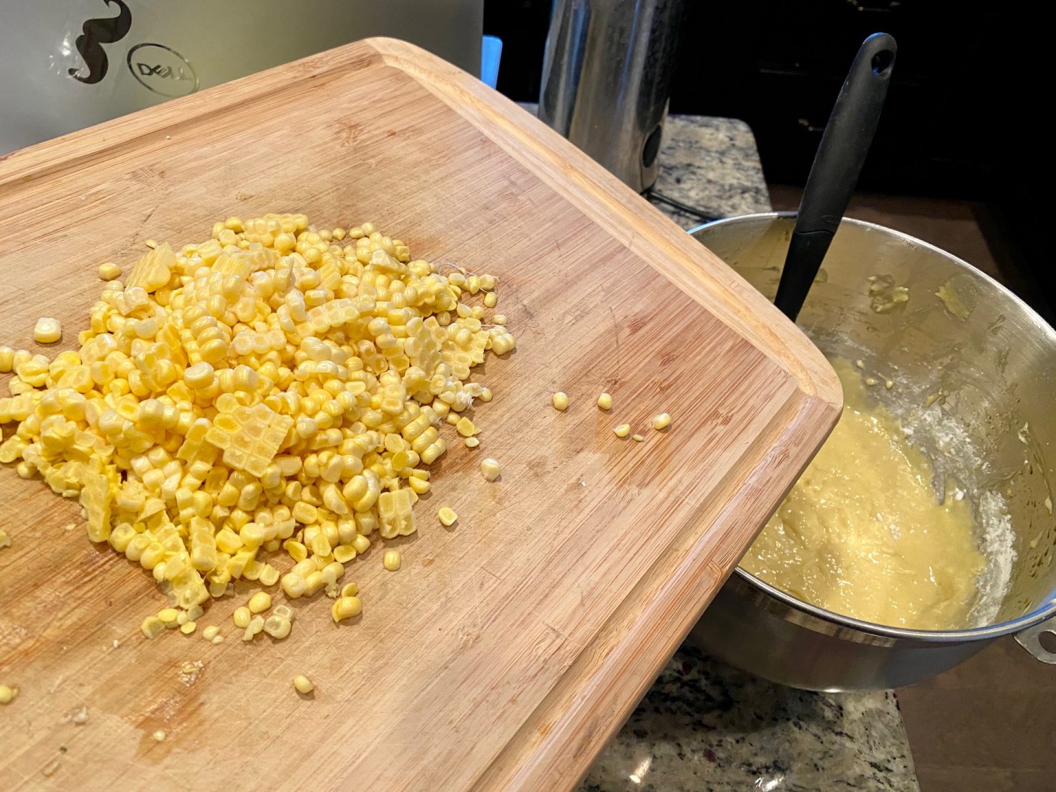 Sweet Corn Cake with Tart Lemon Glaze | finding time with cooking