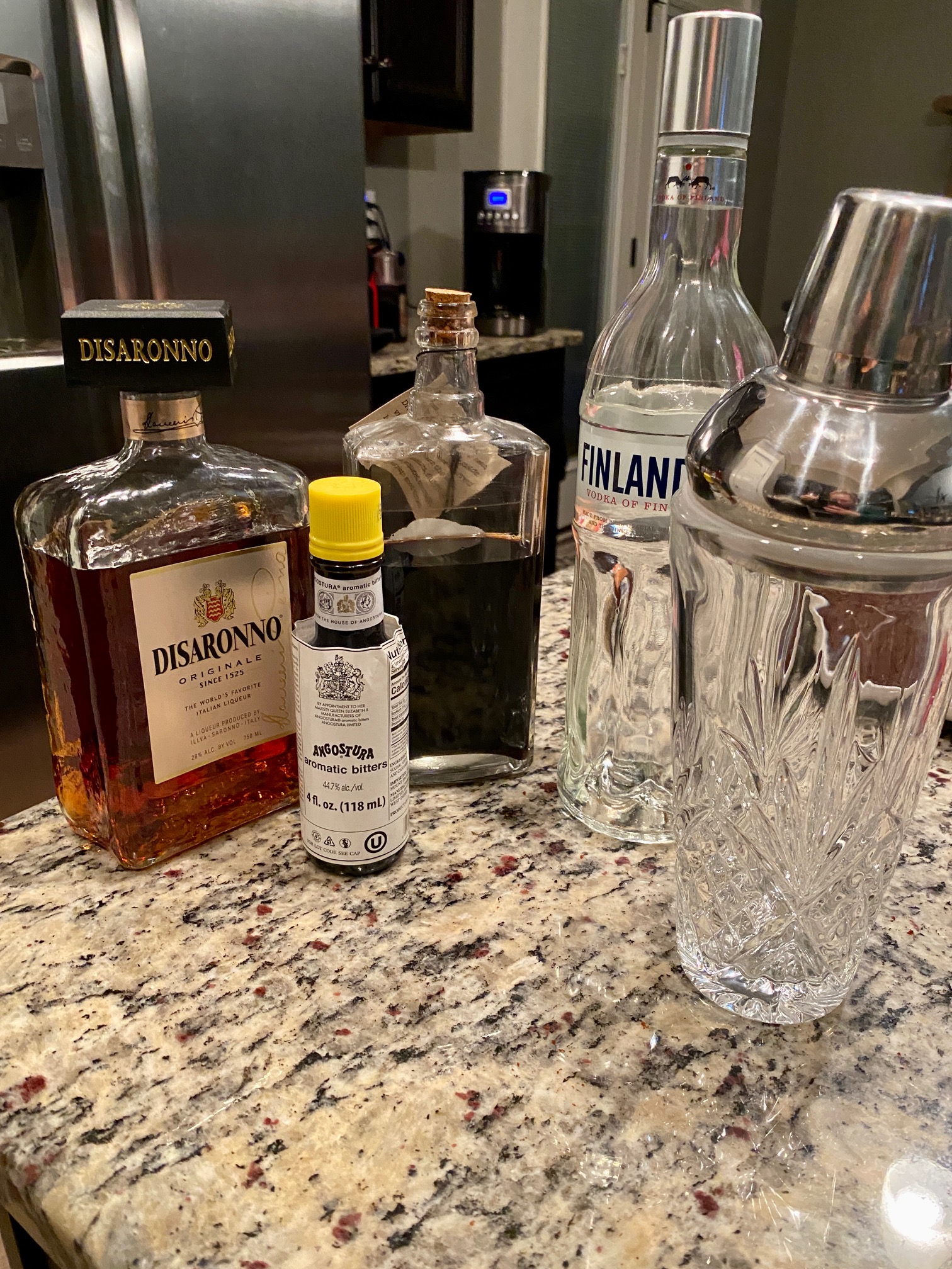 Orange Amaretto White Russian Cocktail | finding time for cooking