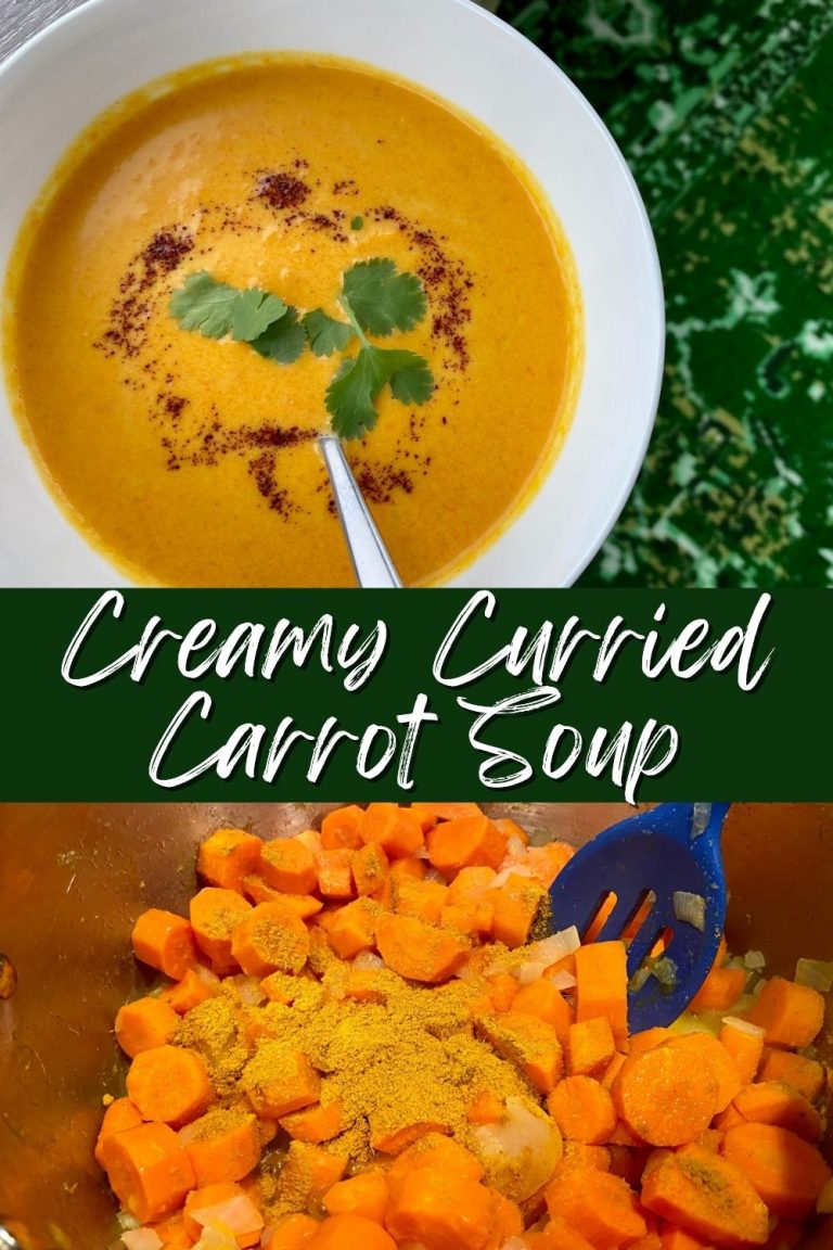Creamy Curried Carrot Soup | finding time for cooking