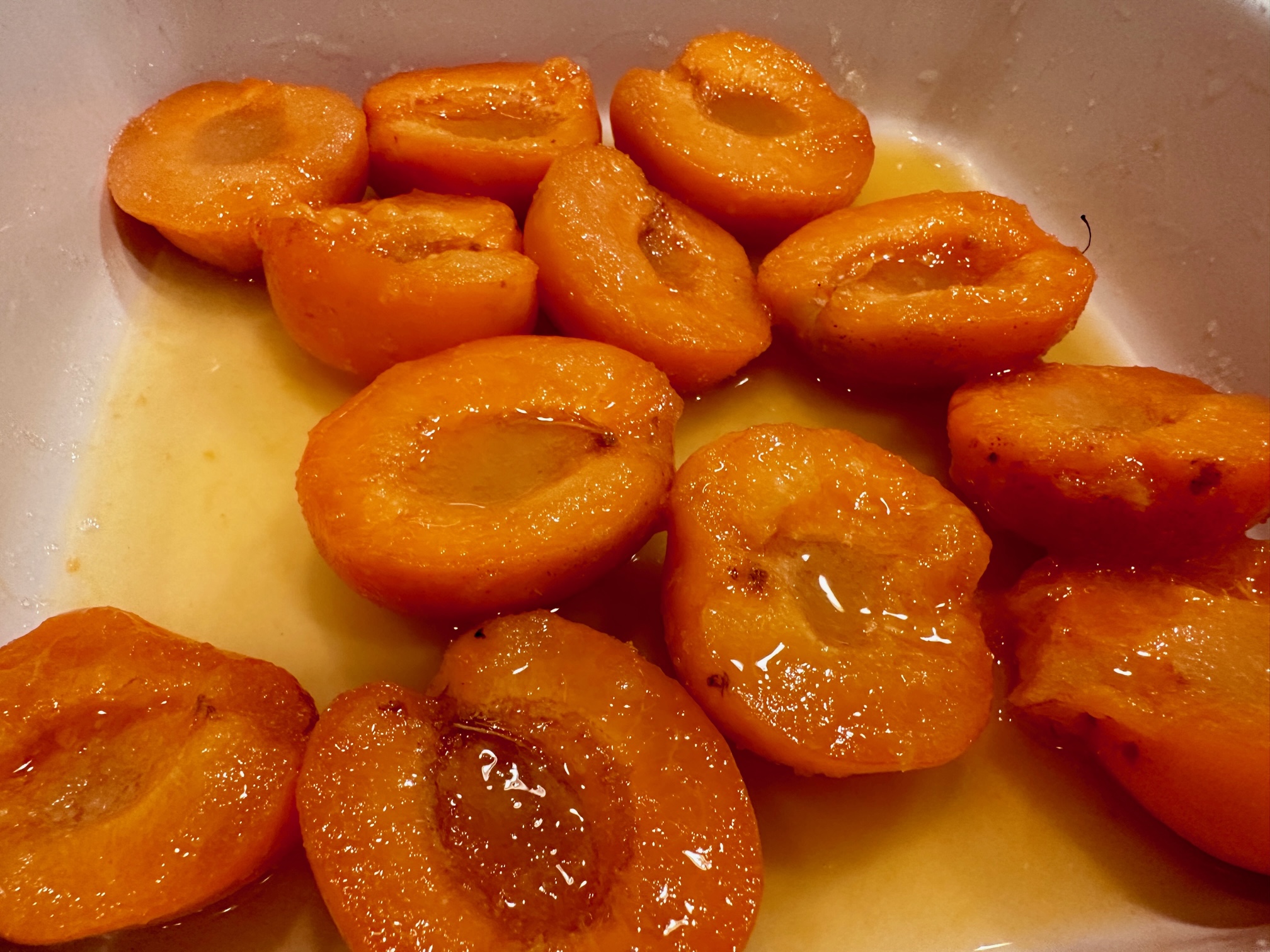 Roasted Apricot Olive Oil Cake with Rosemary