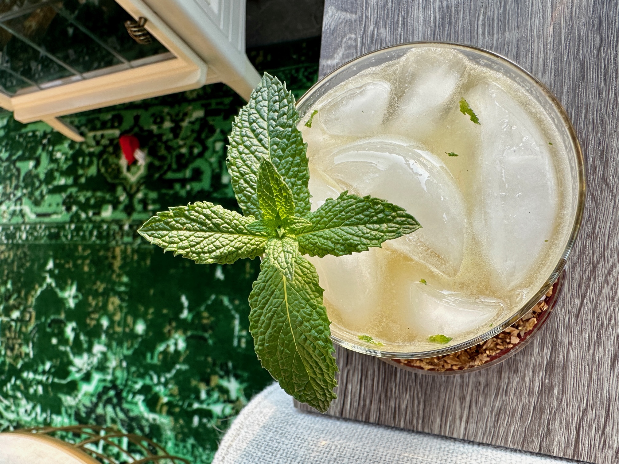 Mint & Apricot Gin Cocktail: Fuzzy Navel "All Grown Up"