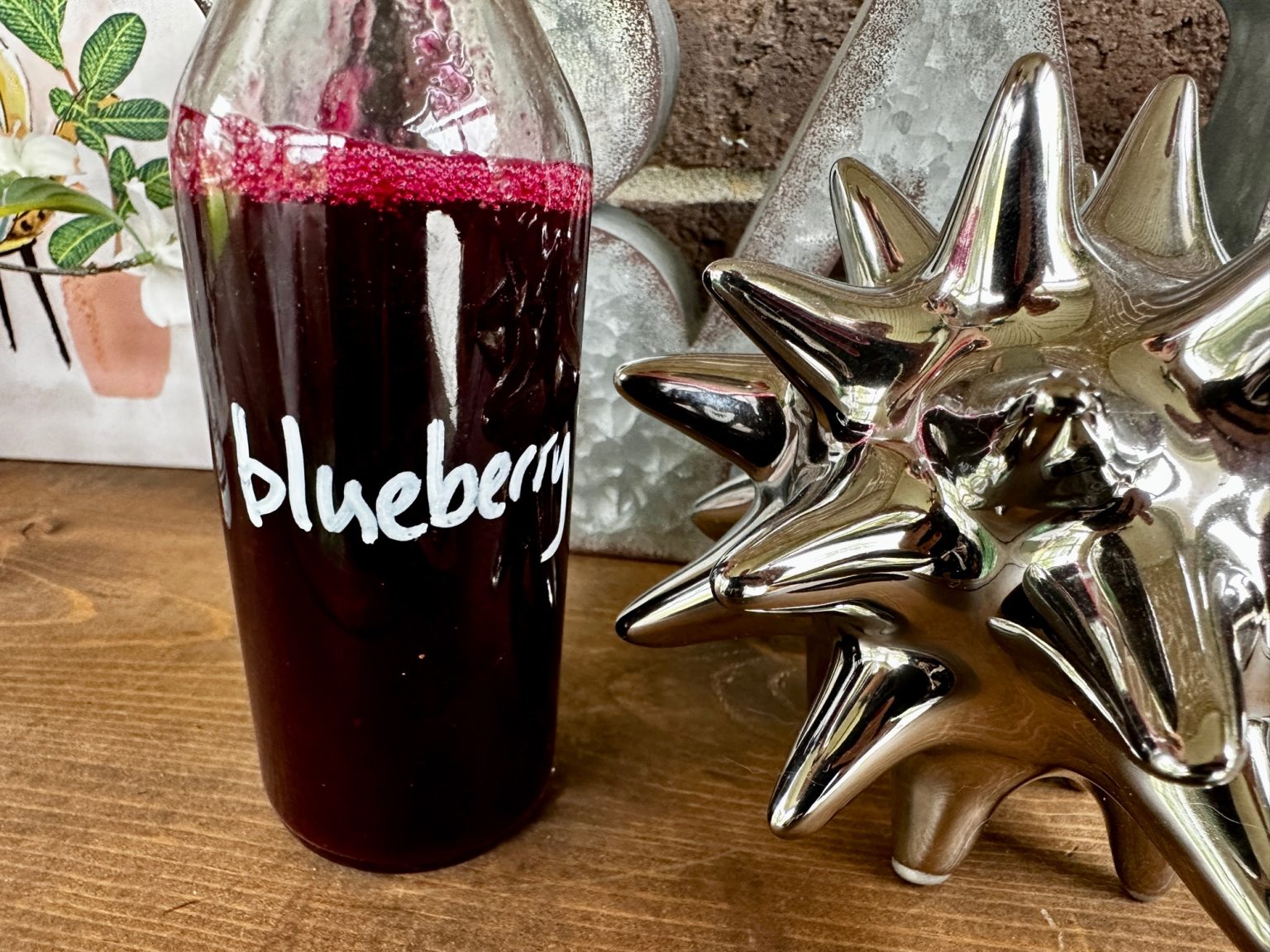 Easy Blueberry Simple Syrup (Cocktails, Coffee, & More)