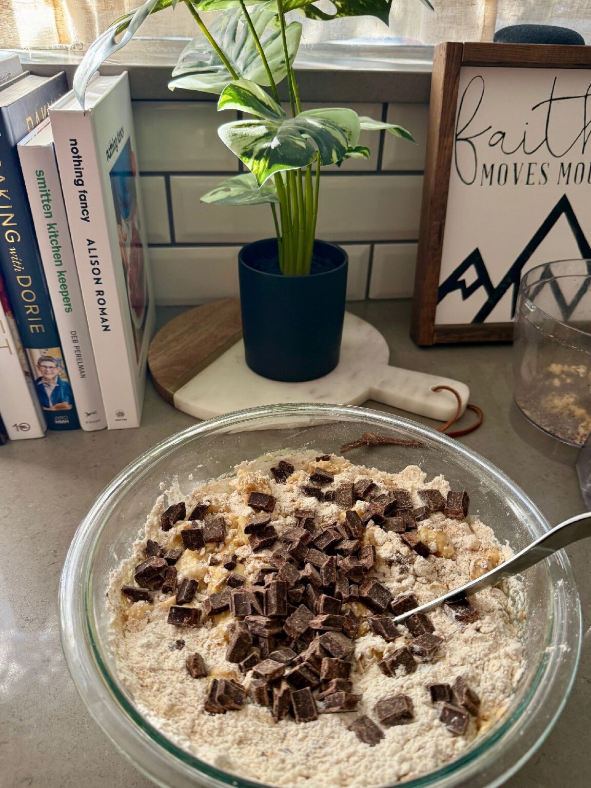 Spiced Pear, Hazelnut, & Dark Chocolate Chunk Muffins